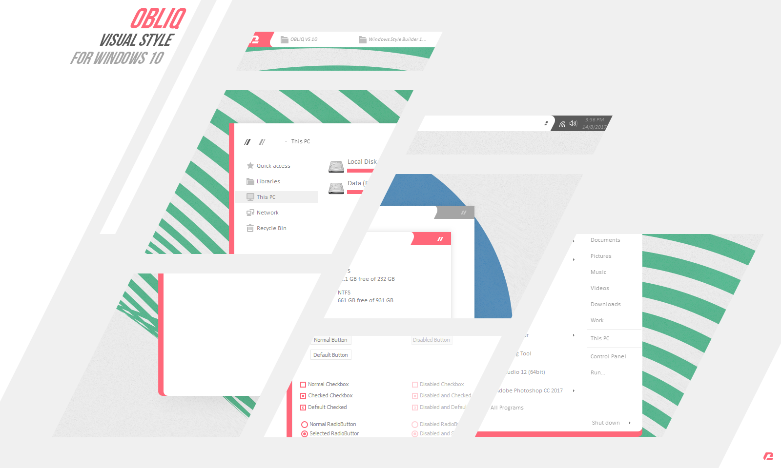 OBLIQ for Windows 10 - Enable Windows Theme Customization
