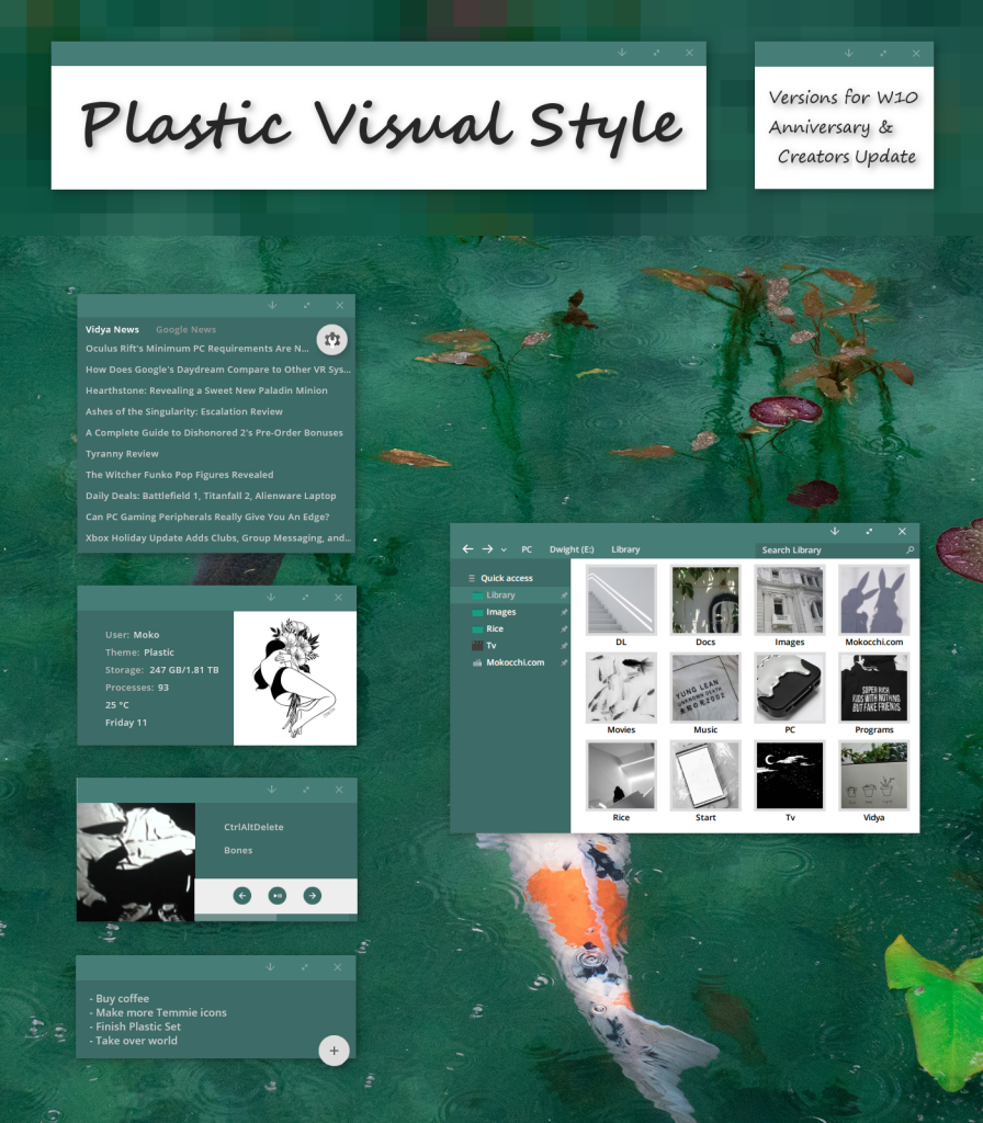 Plastic for Windows 10 - Enable Windows Theme Customization