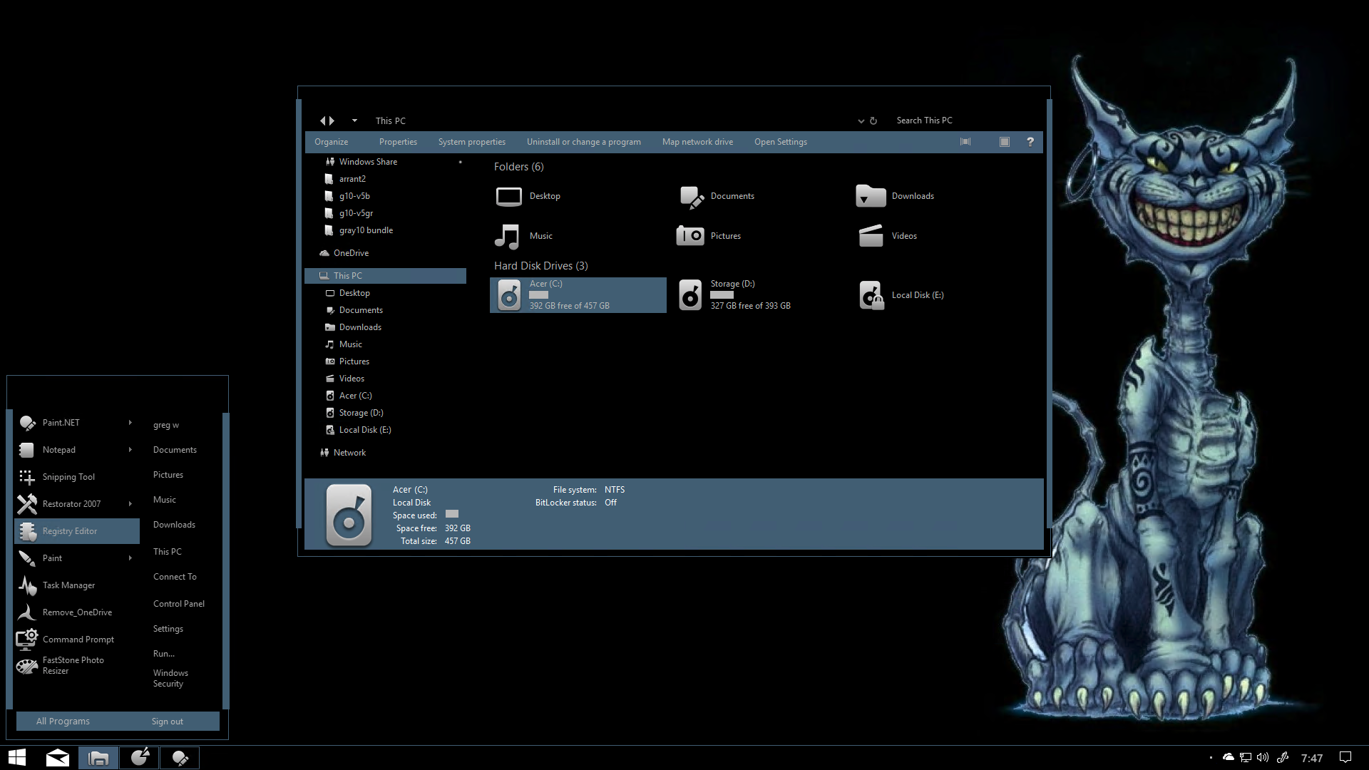 Arrant for Windows 10 - Enable Windows Theme Customization