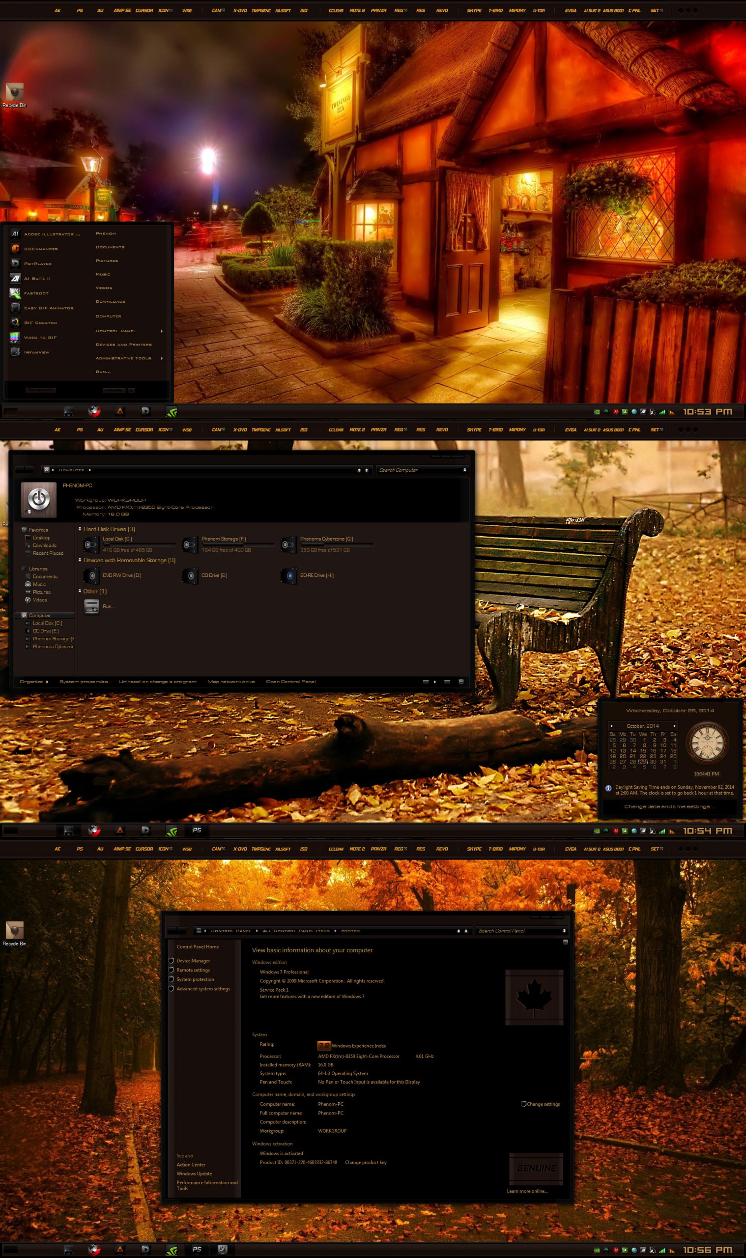 Autumn Dreams for Windows 10 - Enable Windows Theme Customization
