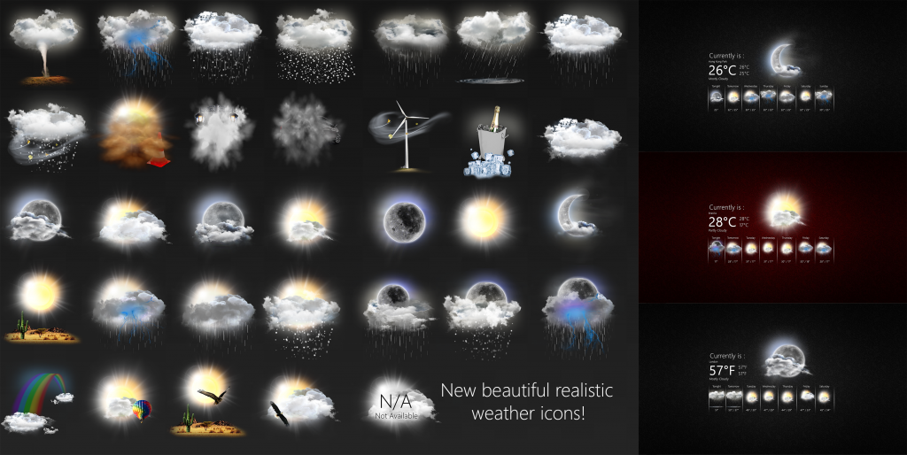 Realistic Weather Forecast 3 - Enable Windows Theme Customization