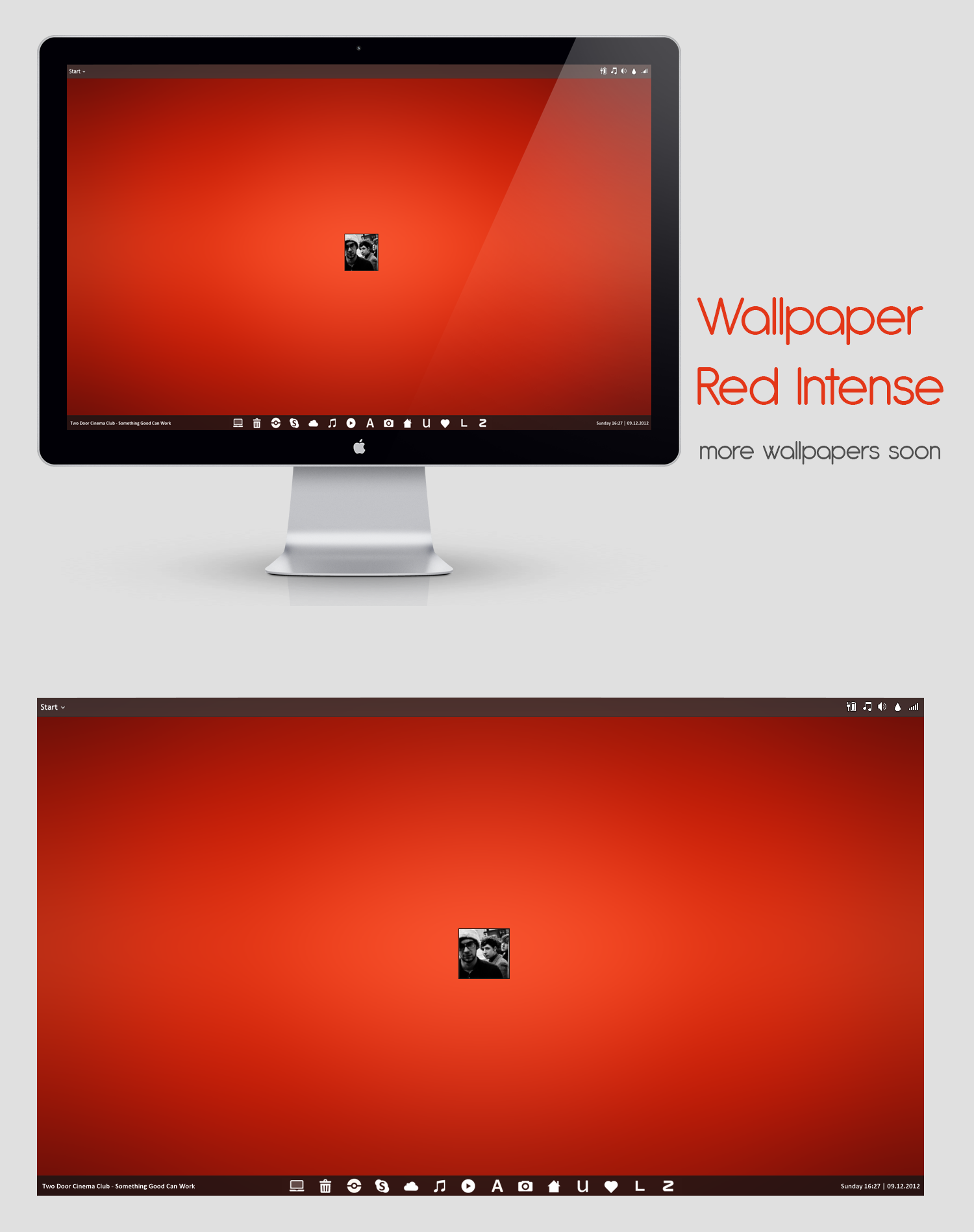 Intense Red Wallpaper – Enable Windows Theme Customization