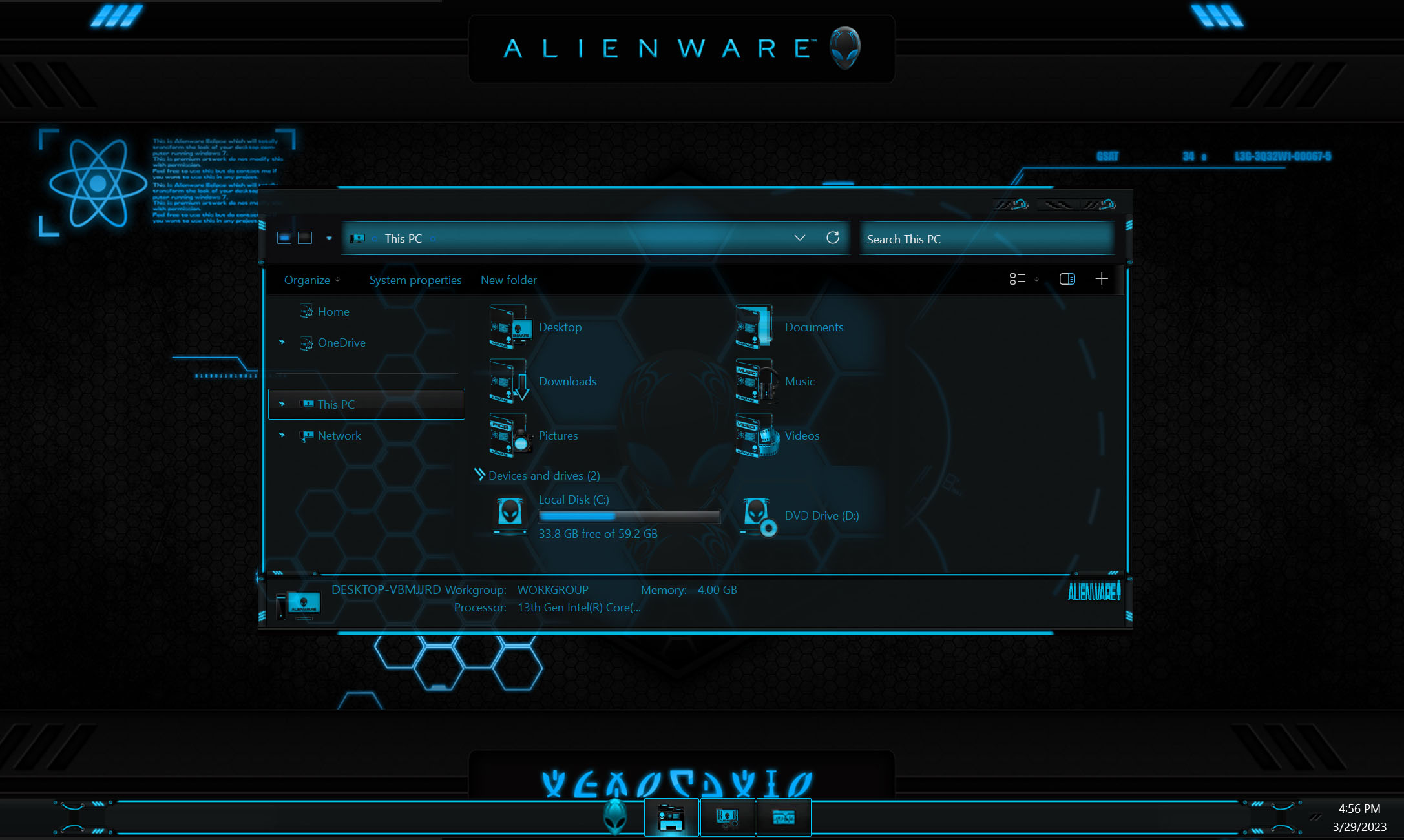Alienware v2 Theme for Windows 11 – Enable Windows Theme Customization Alienware v2 Theme for Windows 11 – Enable Windows Theme Customization