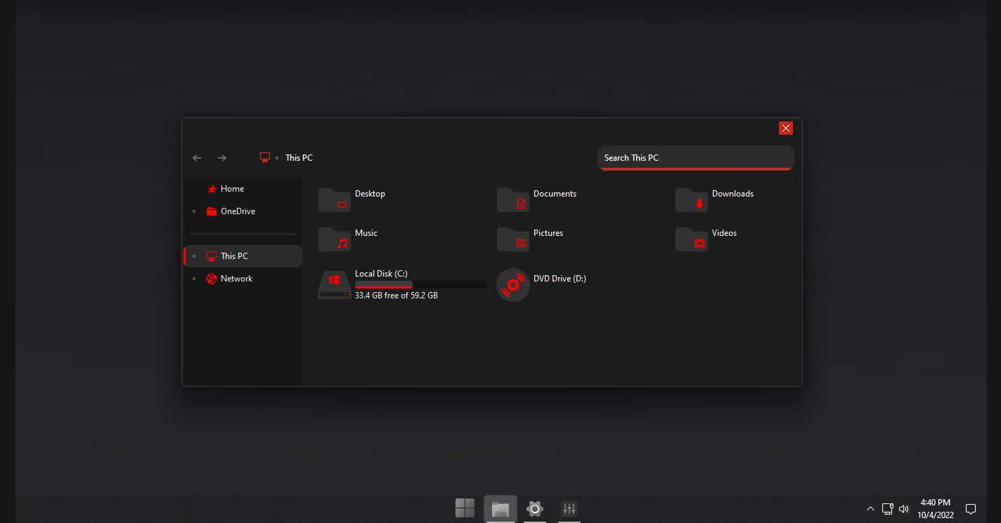Mobelan Red Theme For Windows 11 Enable Windows Theme Customization