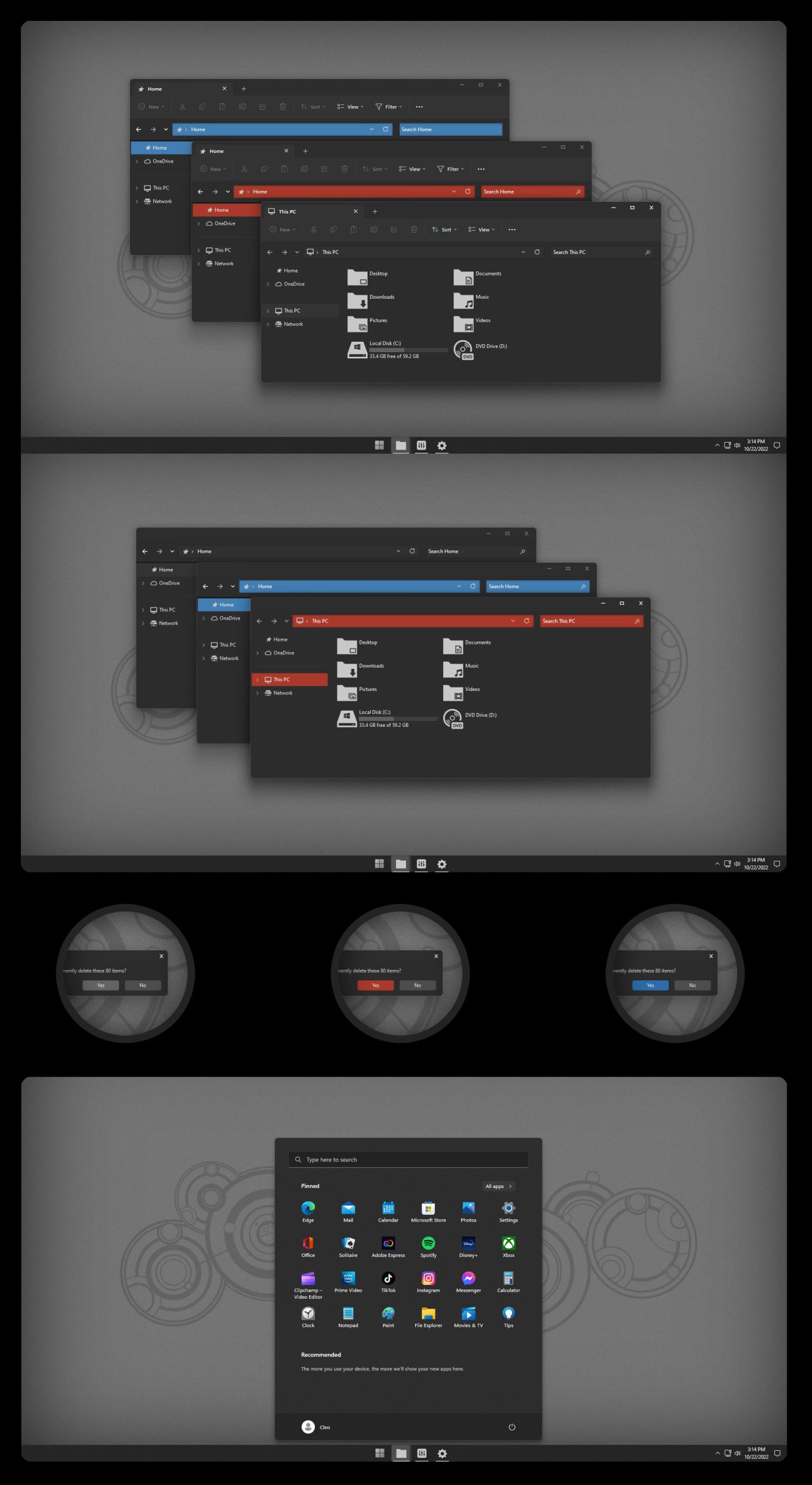 Numix Dark Gray Theme for Windows 11 – Enable Windows Theme Customization Numix Dark Gray Theme for Windows 11 – Enable Windows Theme Customization
