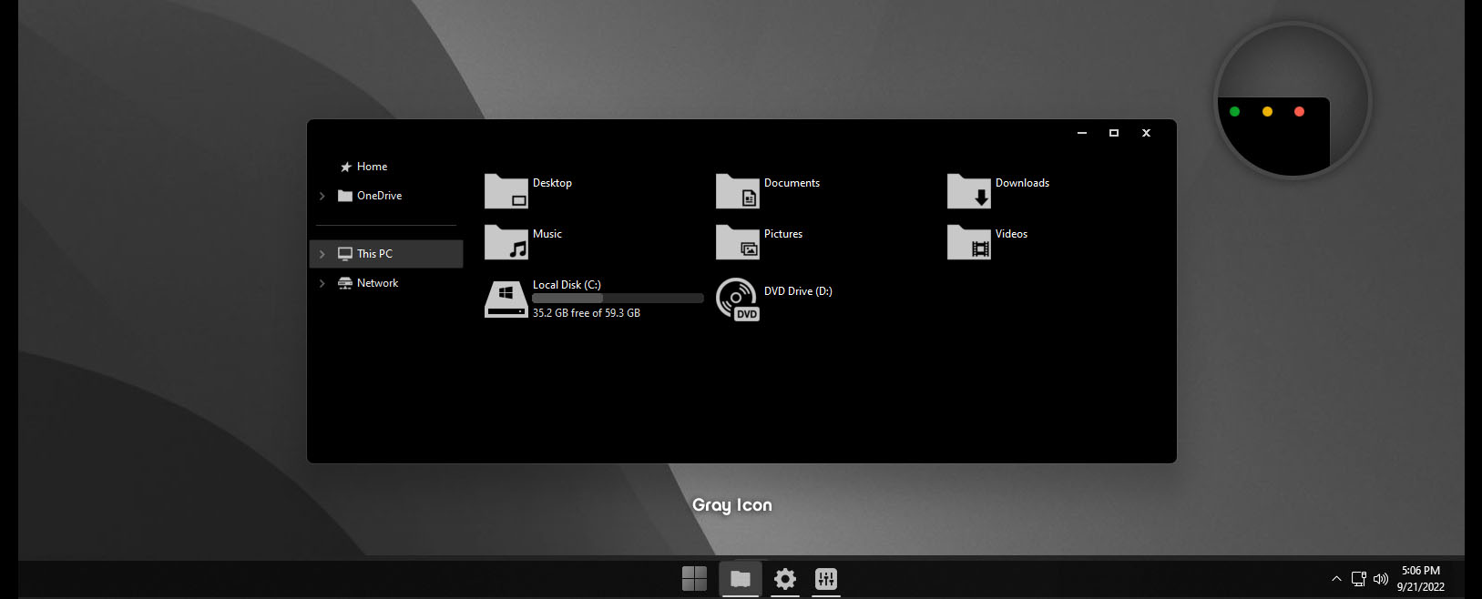 Pure Black Minimal Theme For Windows 11 Enable Windows Theme Customization