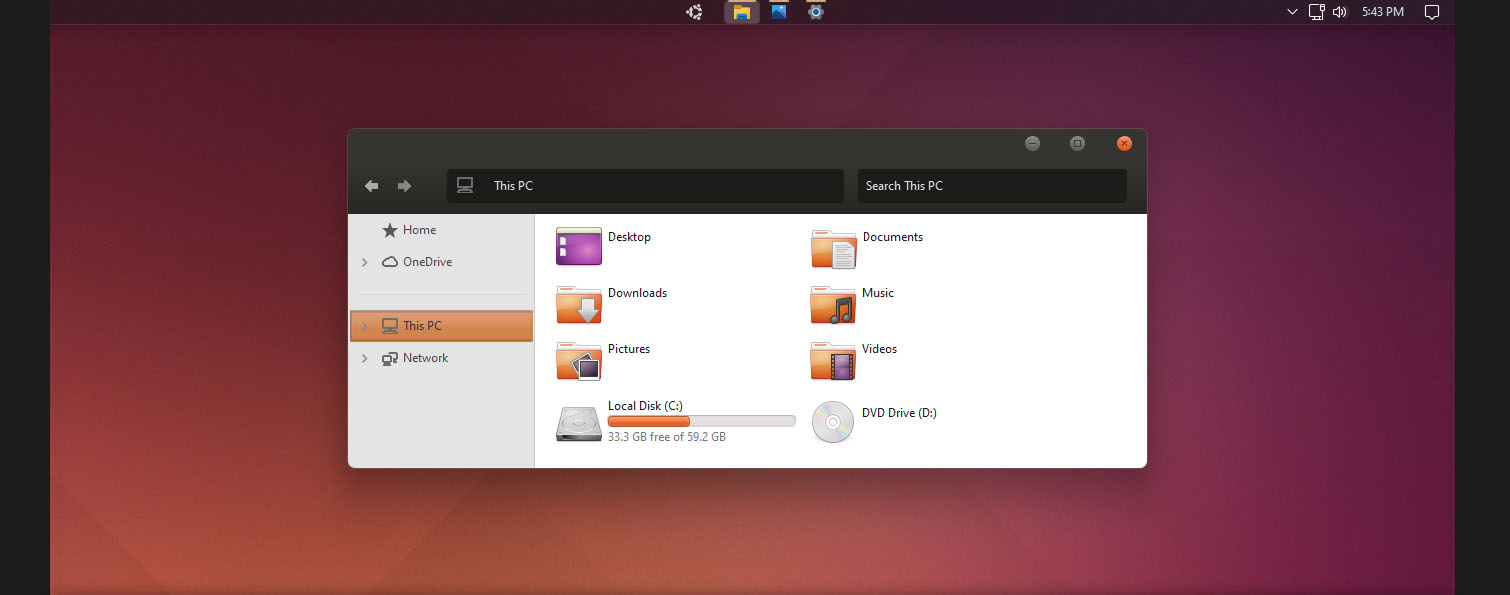 Ubuntu Theme for Windows 11 – Enable Windows Theme Customization