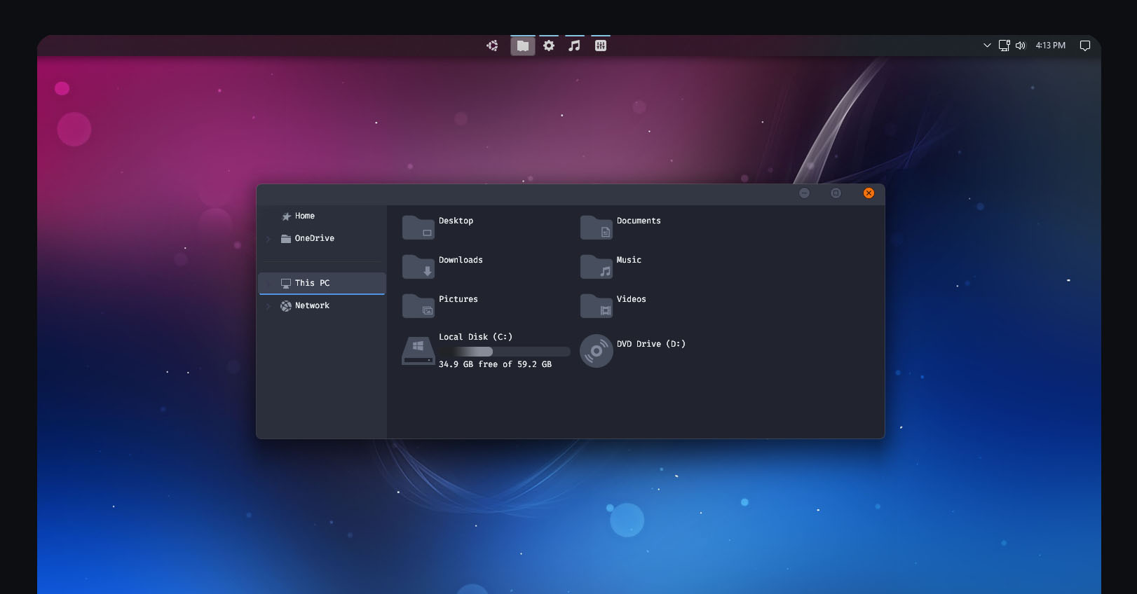 Ubuntu Budgie Dark v3 Theme for Windows 11 – Enable Windows Theme Customization