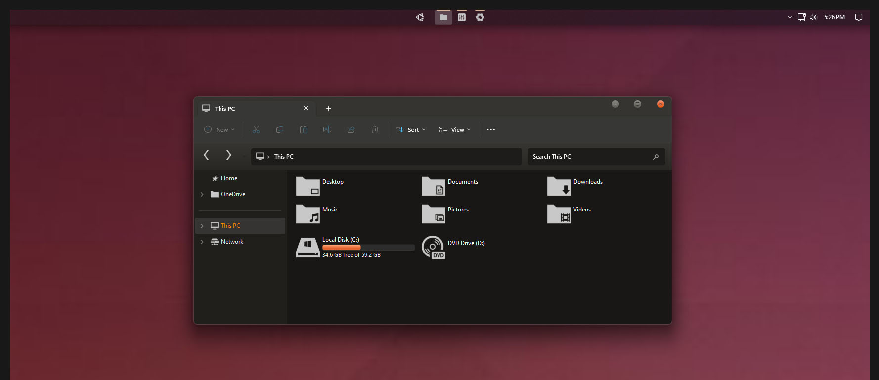 Ubuntu Dark Theme for Windows 11 – Enable Windows Theme Customization