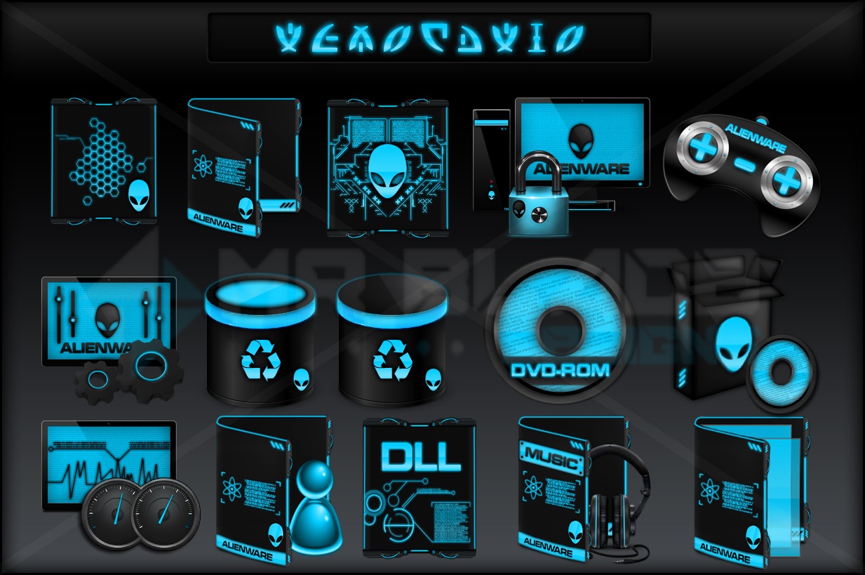 Alienware Icon Pack 7TSP - Enable Windows Theme Customization