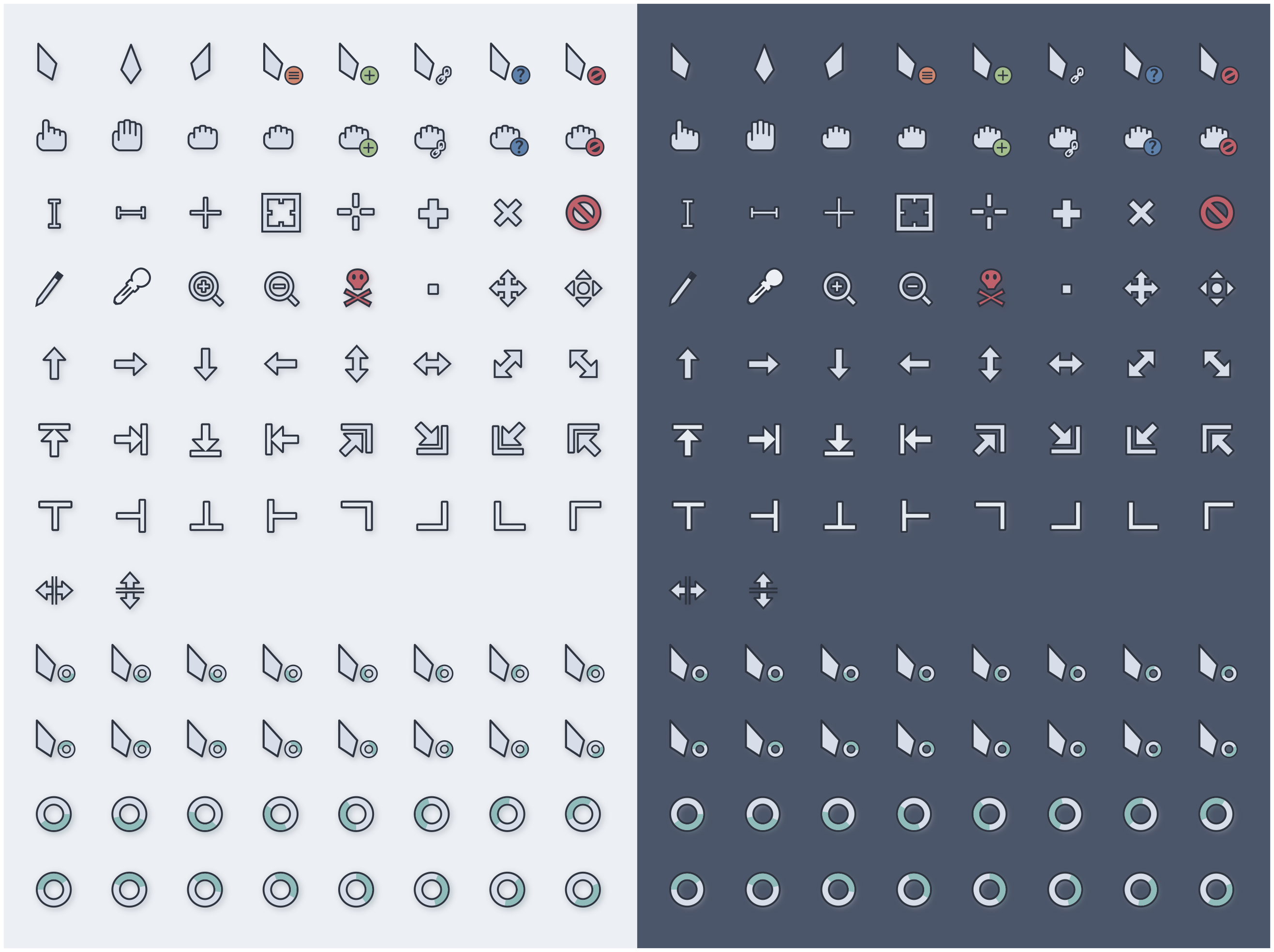 Nordzy White Cursor Pack – Enable Windows Theme Customization