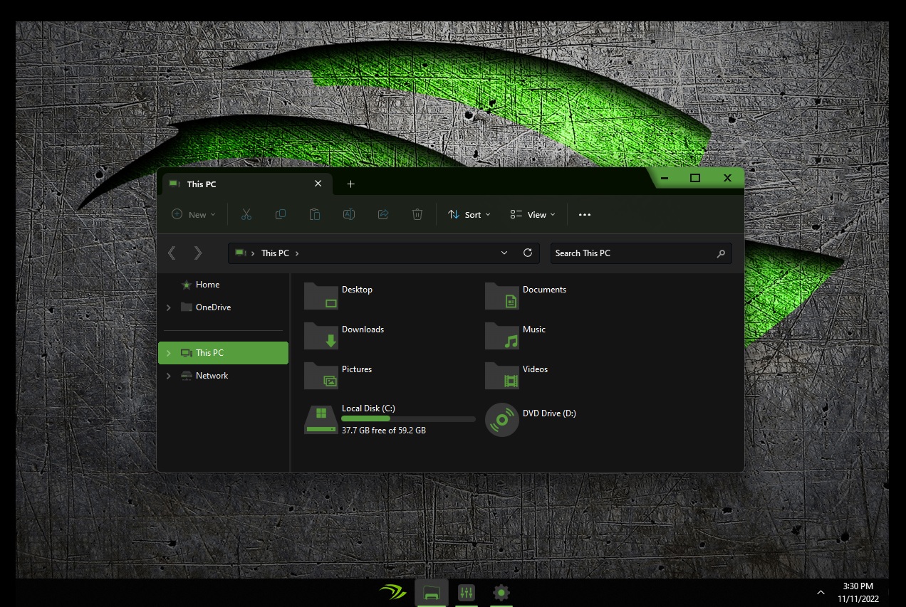 nVIDIA NAVI Icon Pack for 7TSP – Enable Windows Theme Customization