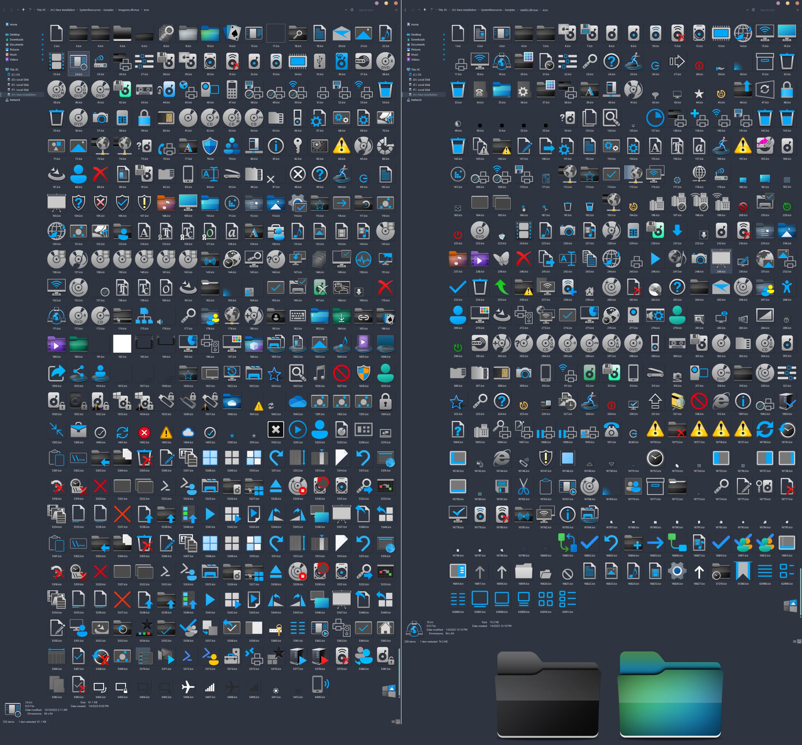 Molta Bella Black And Blue Iconpack 7tsp Enable Windows Theme Customization