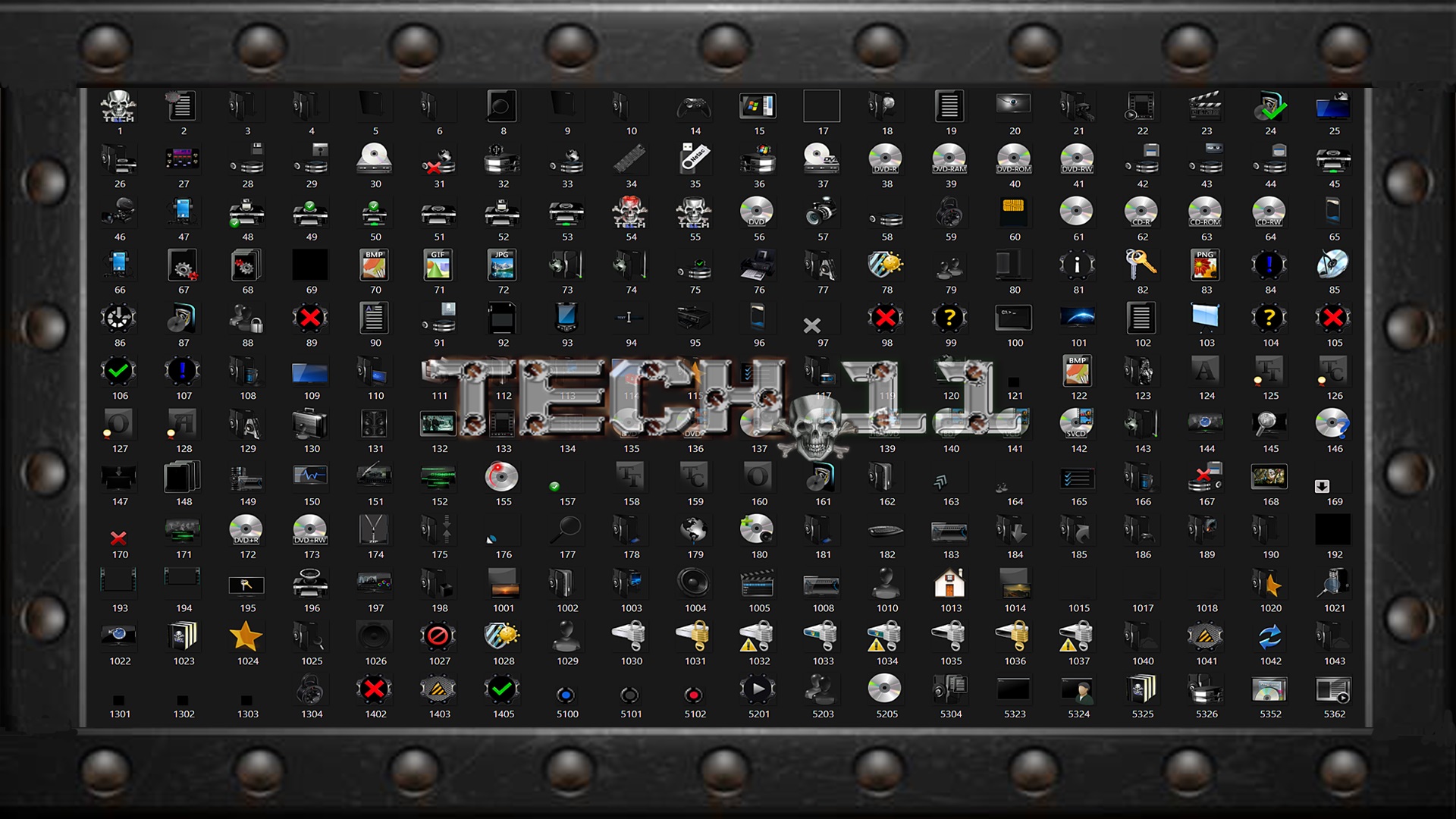 TECH 11 v1 IconPack 7TSP – Enable Windows Theme Customization