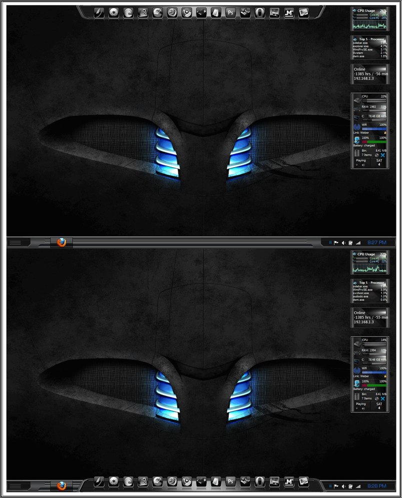 Metal for RocketDock – Enable Windows Theme Customization