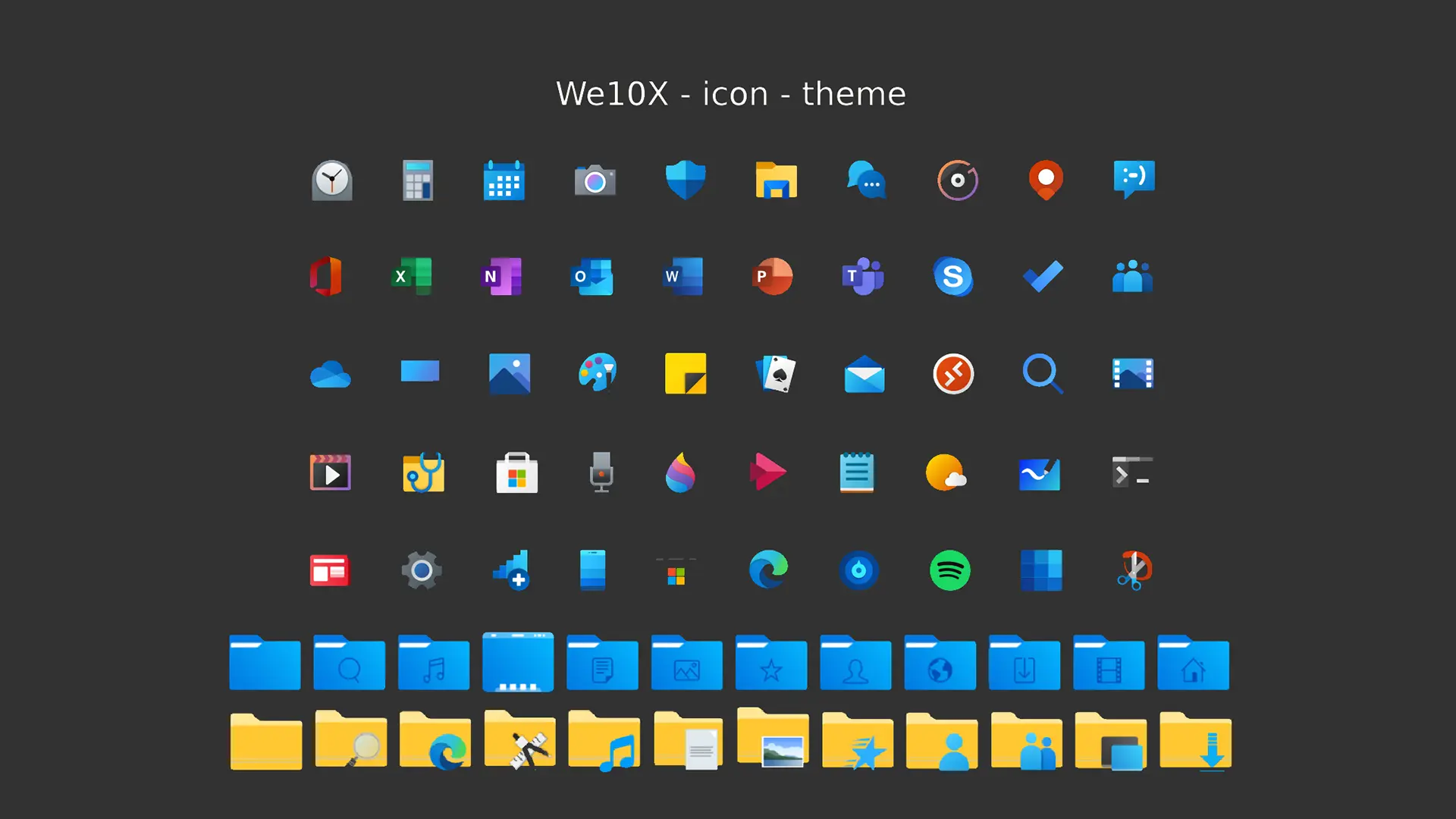 we10x Icon Theme – Enable Windows Theme Customization