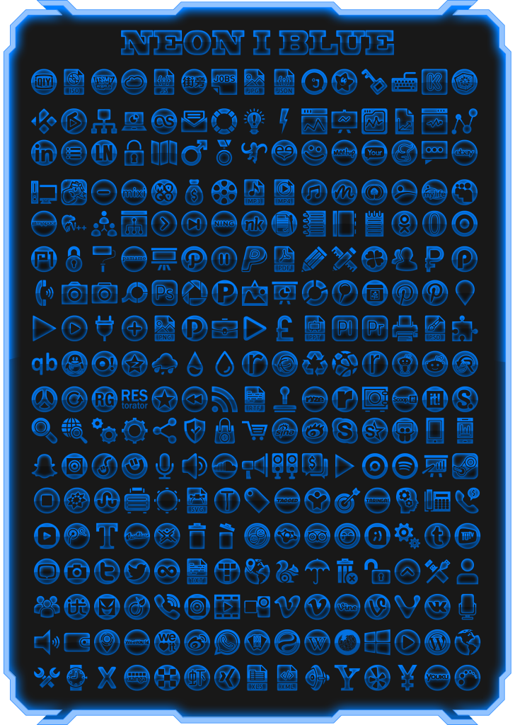 Neoni Blue Icons - Enable Windows Theme Customization