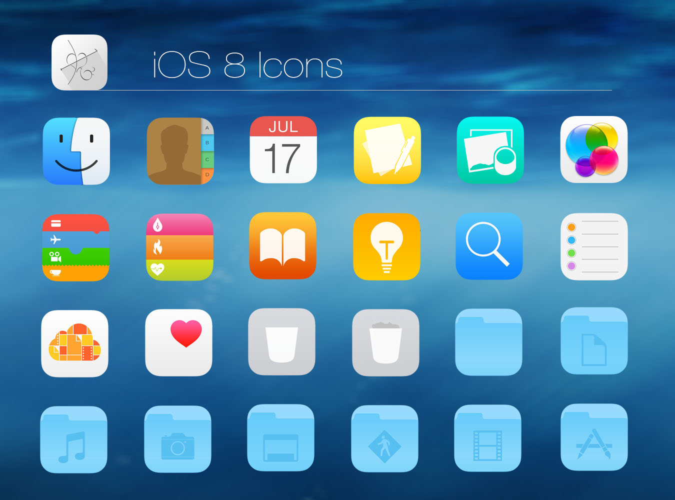 iOS 8 Icons – Enable Windows Theme Customization