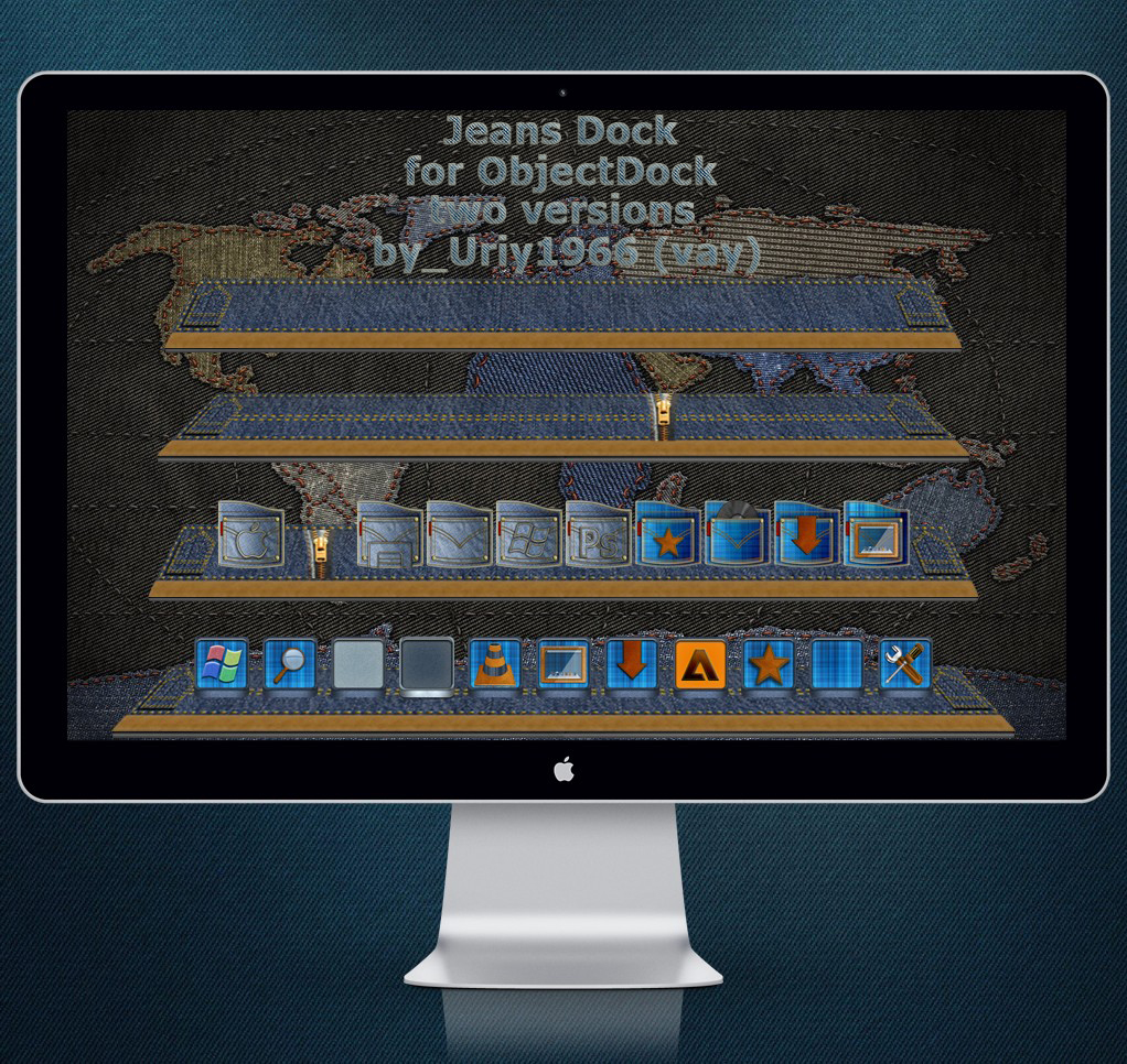 JeansDock for ObjectDock - Enable Windows Theme Customization