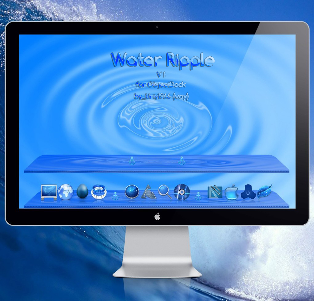 Water_RippleV1 for ObjectDock - Enable Windows Theme Customization