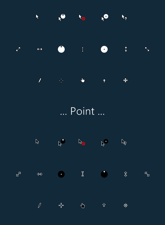 Point Cursor Pack – Enable Windows Theme Customization