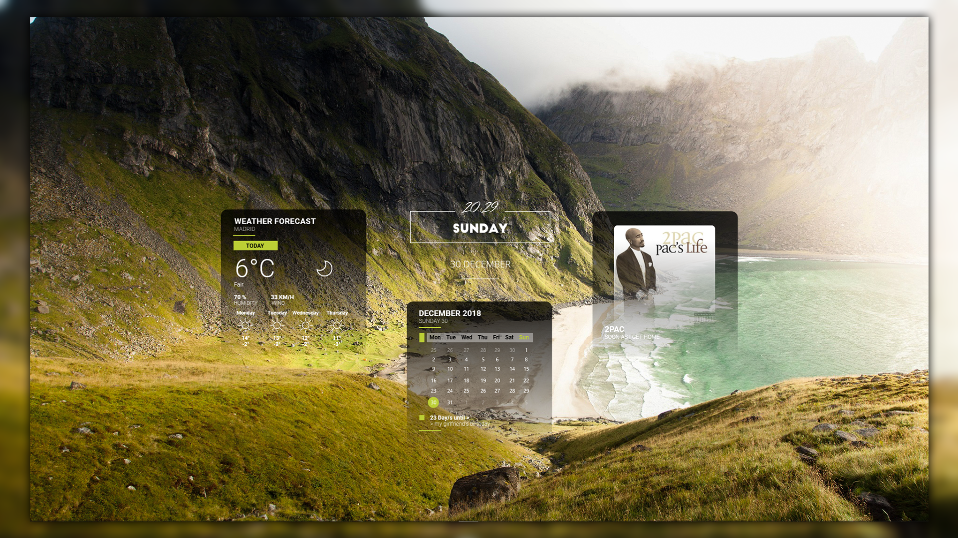 Sonder for Rainmeter – Enable Windows Theme Customization