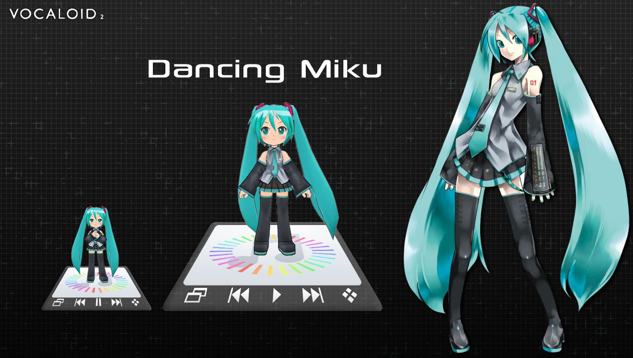 Dancing Miku Player for Xwidget – Enable Windows Theme Customization