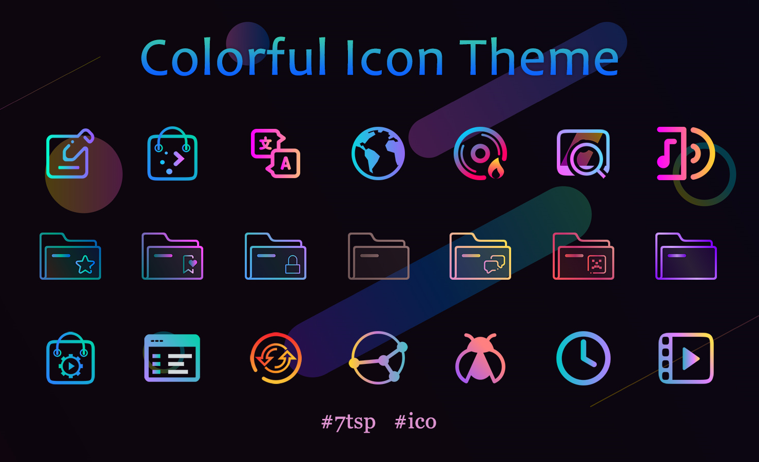 Colorful Icon Theme – Enable Windows Theme Customization