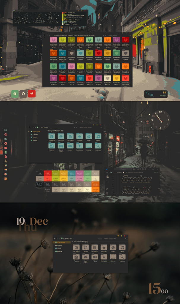 Gruvbox-SylEleuth Icon Theme - Enable Windows Theme Customization