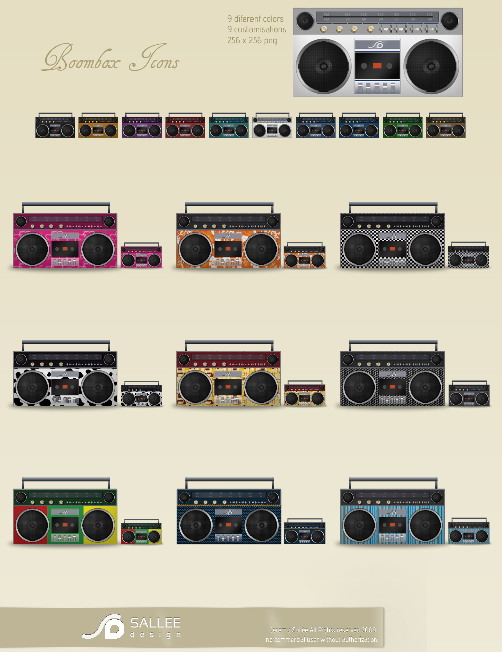 boombox Icons – Enable Windows Theme Customization