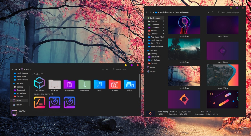 Sweet Candy Filled Iconpack 7tsp Enable Windows Theme Customization