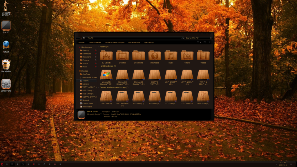 Wooden v3 IconPack 7TSP - Enable Windows Theme Customization